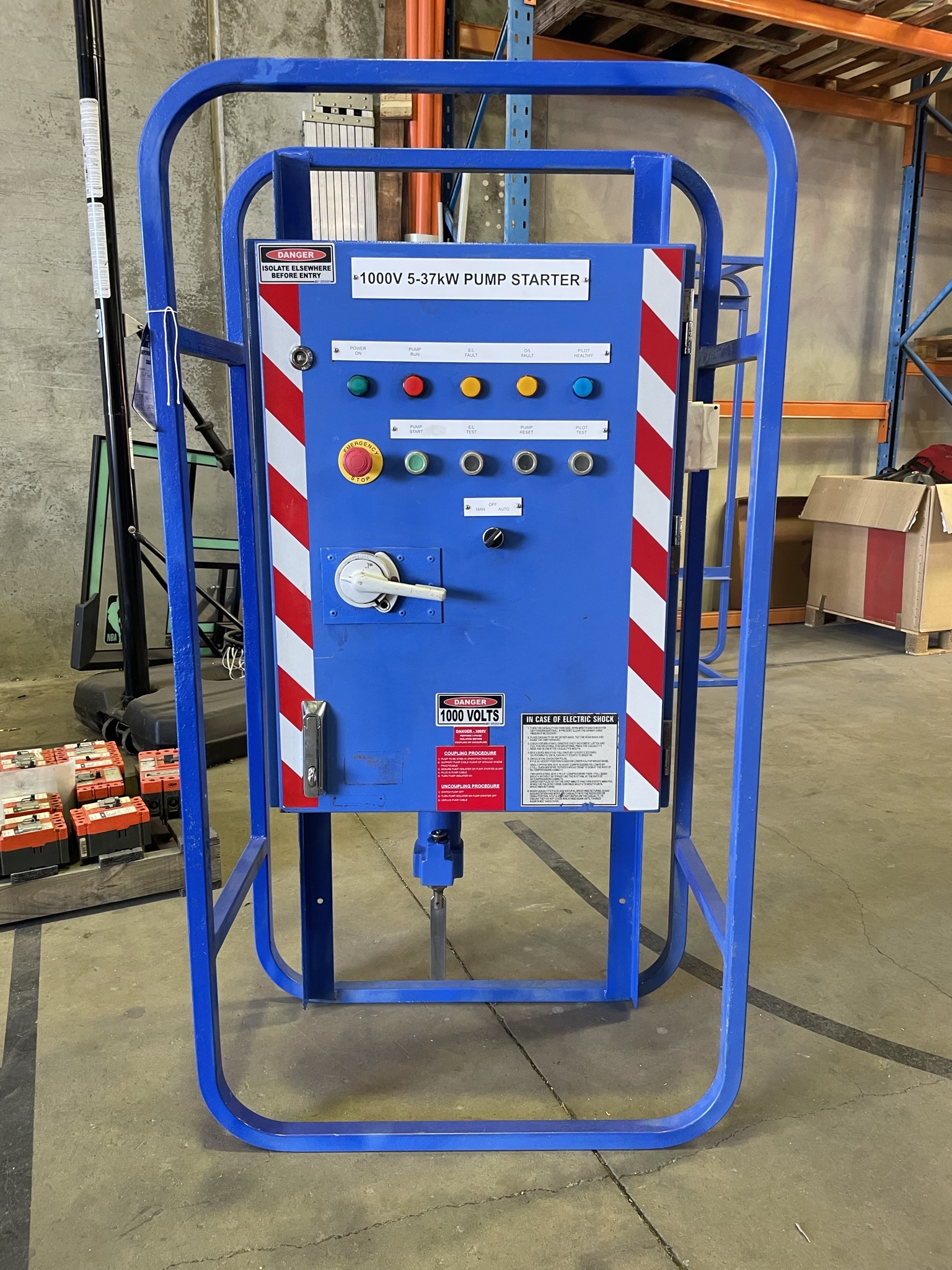 Refurbished 1000V Pump Starter - Precision Mine Contracting